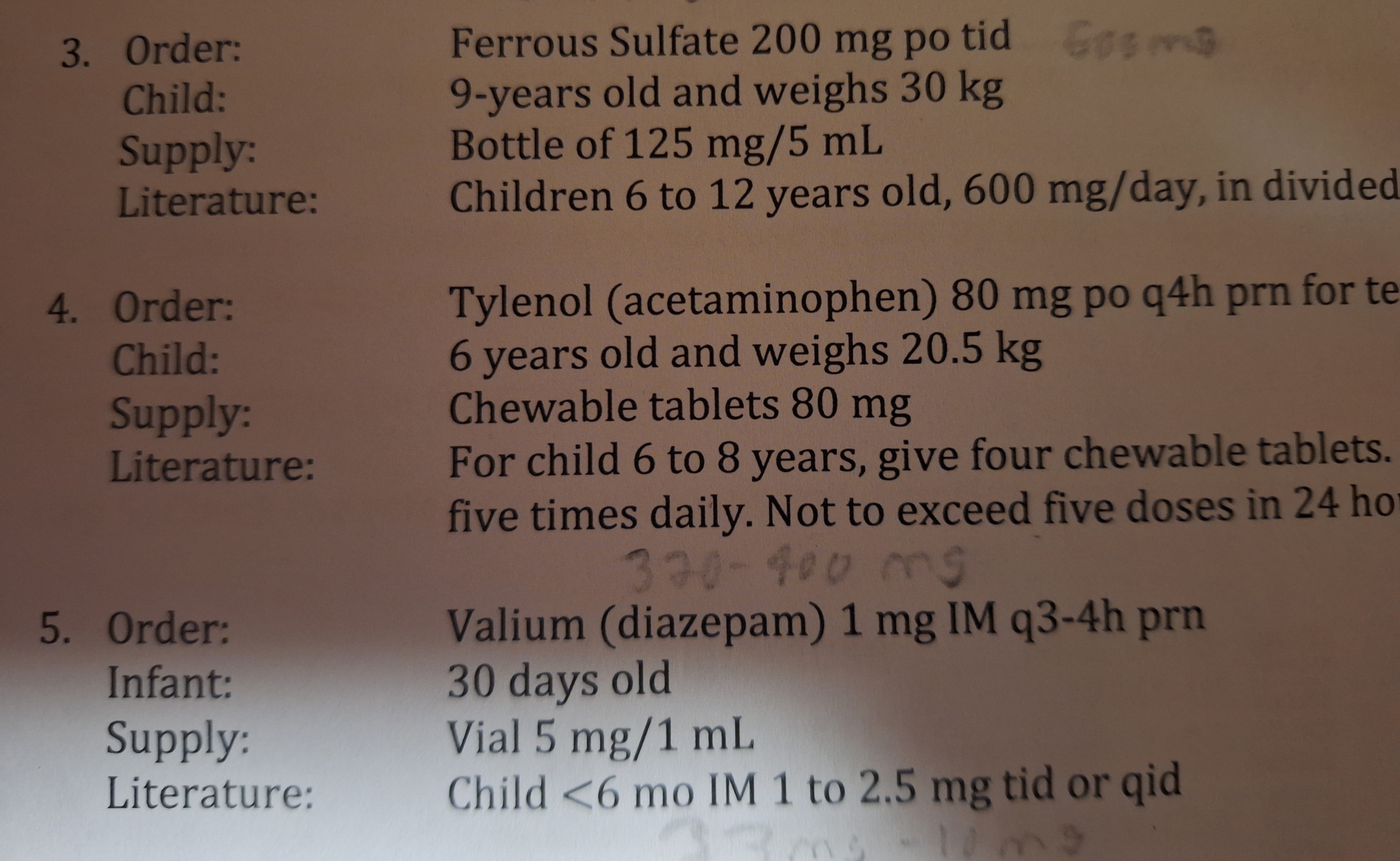 Solved determine whether the doses are safe and calculate | Chegg.com