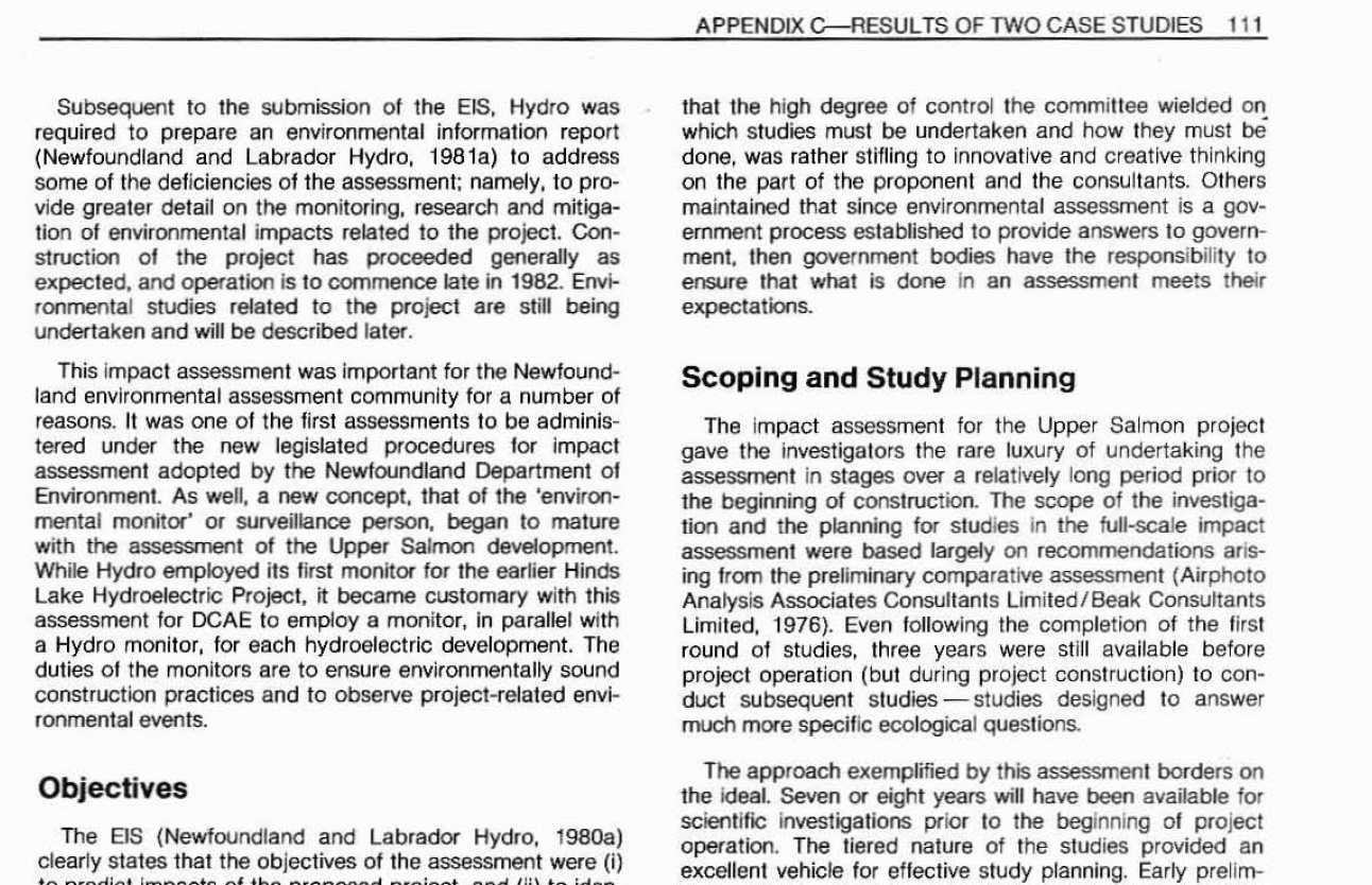 Solved 1. Read: The Case Study of Monitoring In Newfoundland | Chegg.com