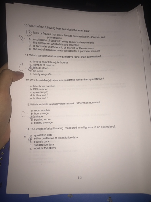 Solved 10.Which of the following best describes the term | Chegg.com