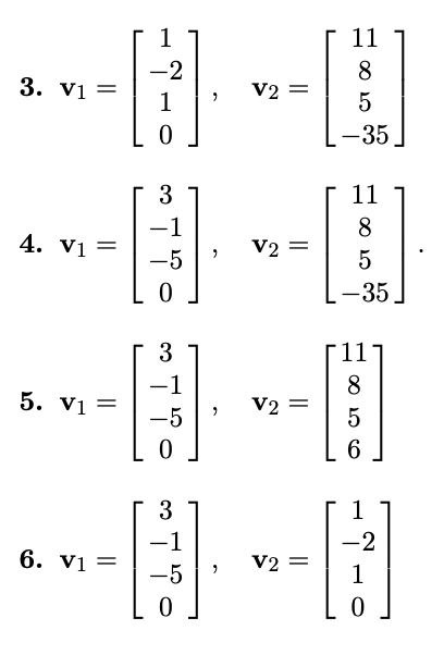 Solved 01810.0 points Find an orthogonal basis for the null | Chegg.com