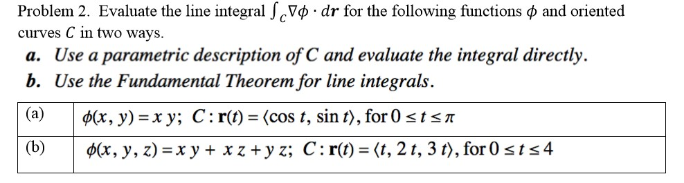 Solved Part A and B a uses parametric description of C. B | Chegg.com