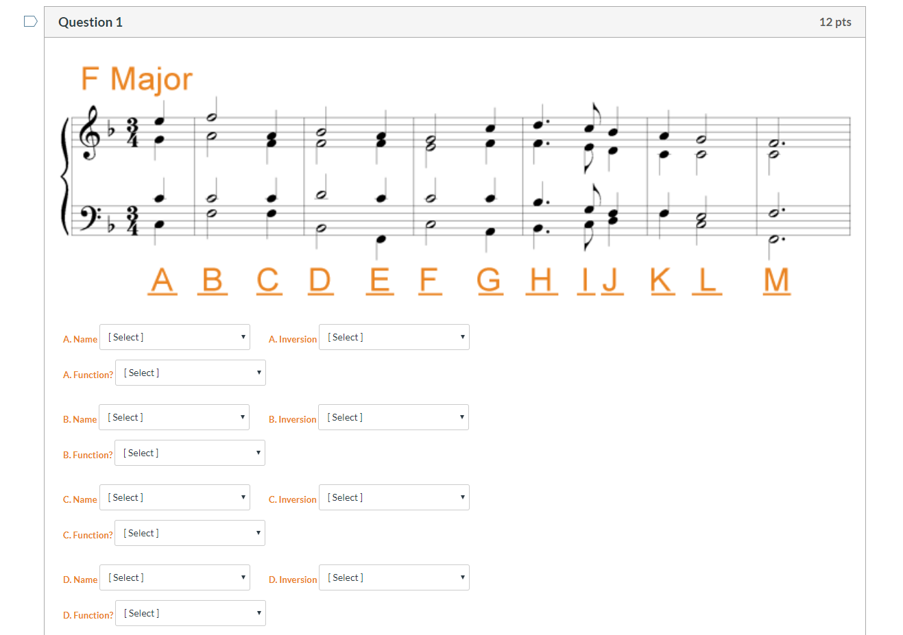 Step 1: Based on the given key, identify each chord | Chegg.com