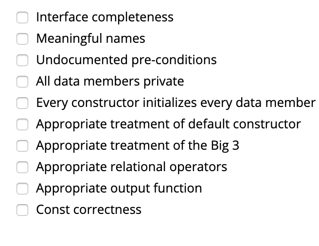 Solved A programmer has submitted the following class | Chegg.com