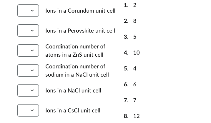 Solved lons in a Corundum unit cell28Ions in a Perovskite | Chegg.com
