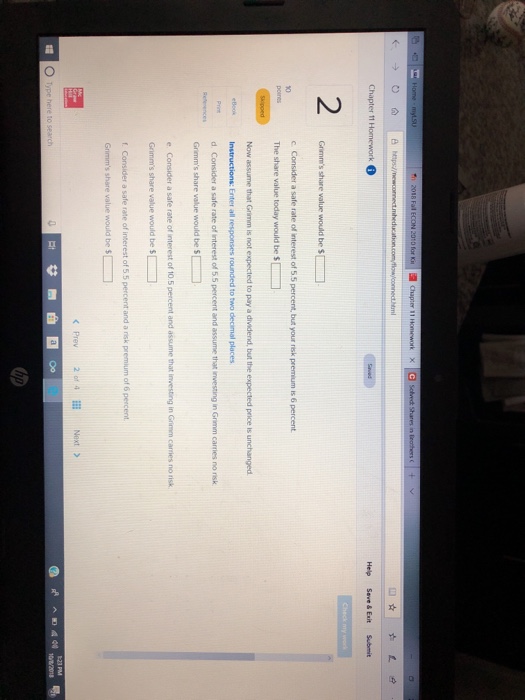 Solved Chapter 11 Homework Help Save & Exit Submit 2 Shares | Chegg.com