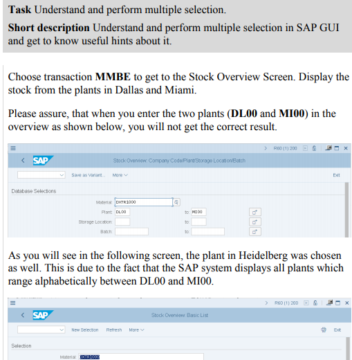 Task Understand And Perform Multiple Selection Short