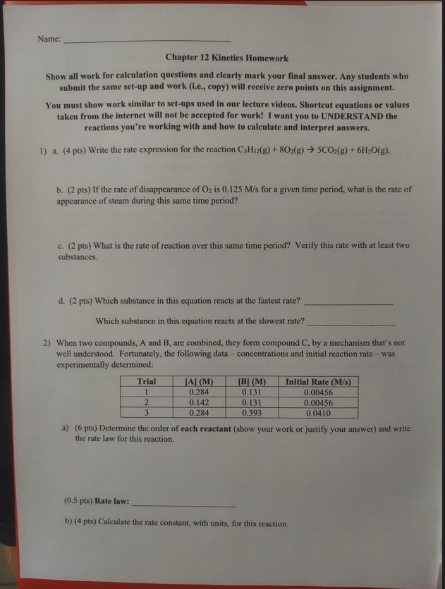 Solved Show all work for calculation questions and clearly | Chegg.com