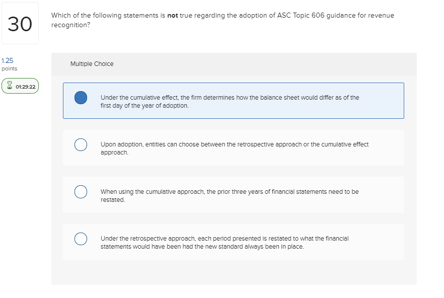 Solved 30 Which of the following statements is not true | Chegg.com
