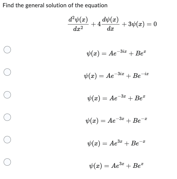 Solved Find the general solution of the equation | Chegg.com