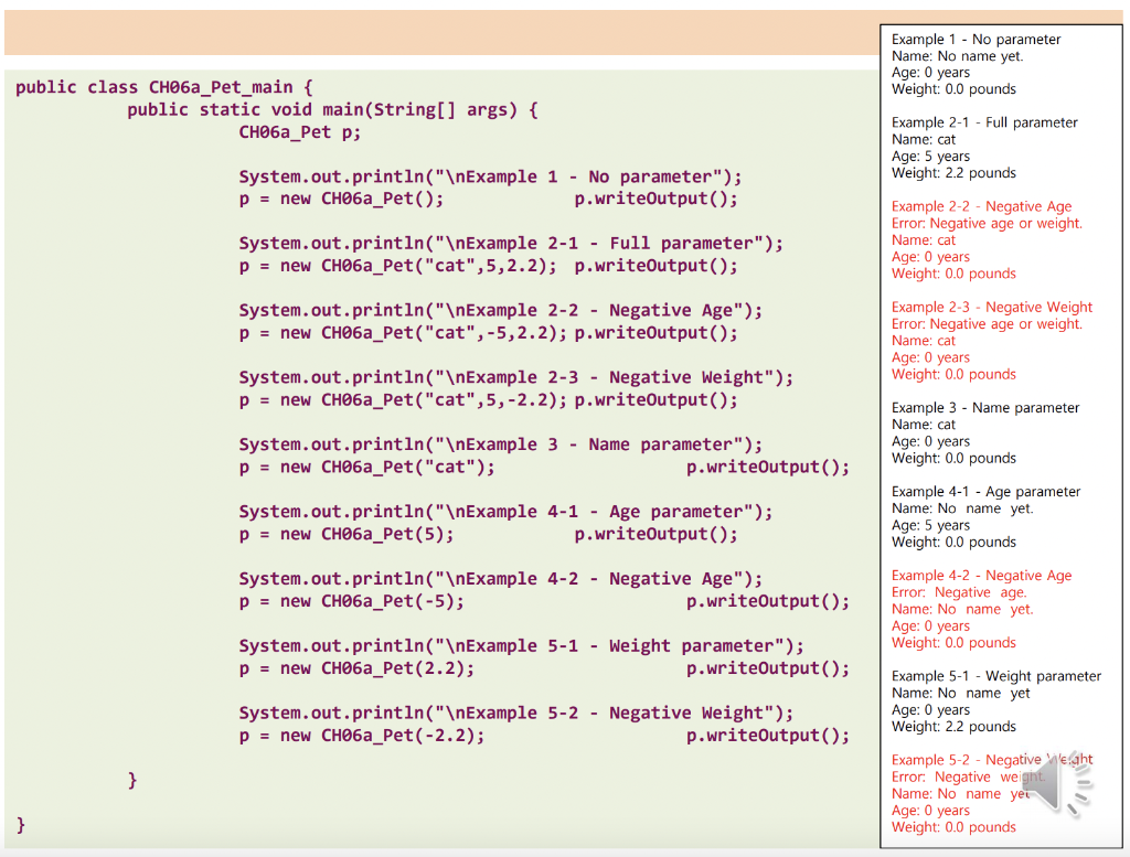 Solved public class Pet{ private String name; private int | Chegg.com