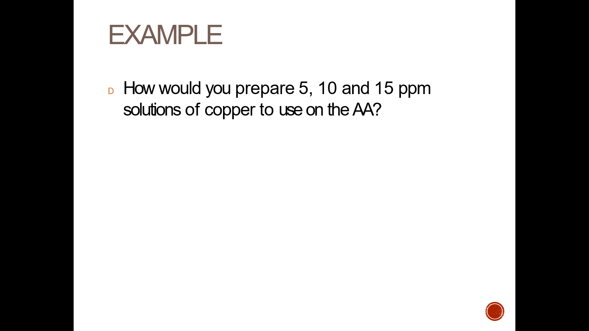 Solved How would you prepare 5, 10 and 15 ppm solutions of | Chegg.com