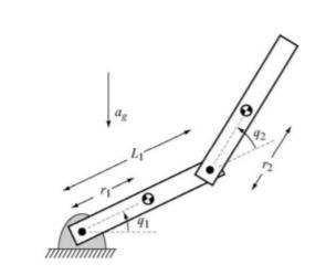 Solved Obtain the dynamic equations of the RR manipulator in | Chegg.com