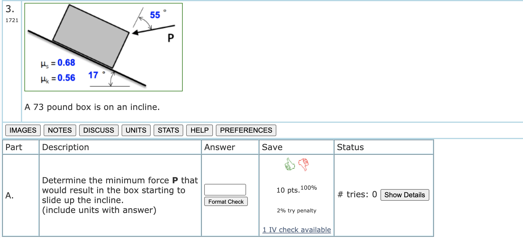 Solved Determine the minimum force P that would result in | Chegg.com