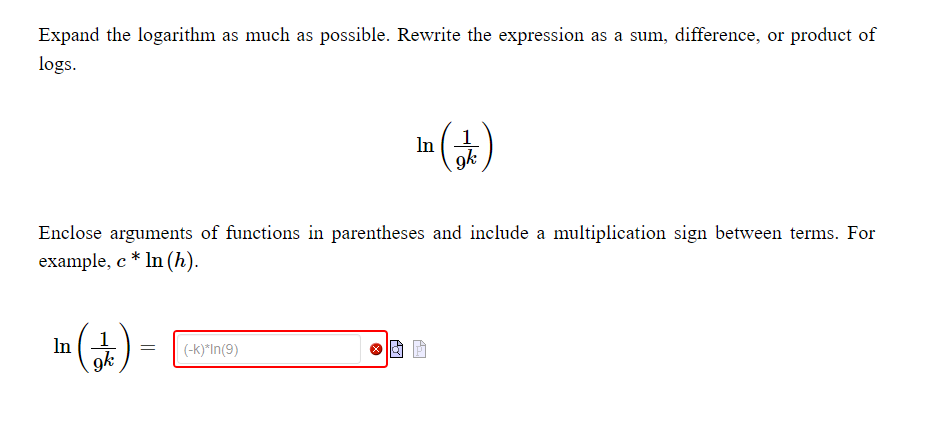 Solved Expand the logarithm as much as possible. Rewrite the | Chegg.com