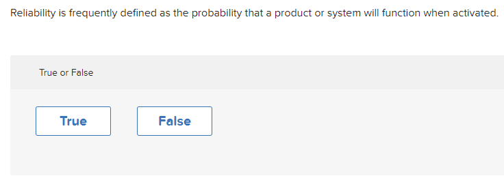 Solved Reliability is frequently defined as the probability | Chegg.com