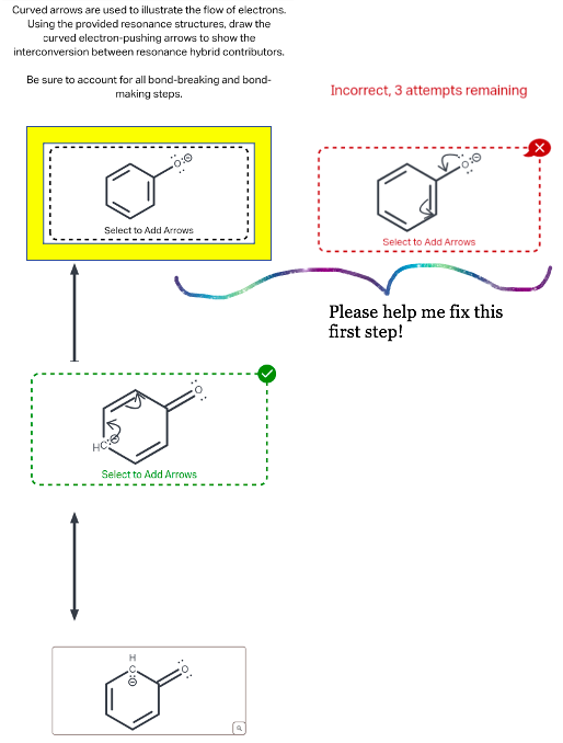 Solved Please help me fix this first step! | Chegg.com