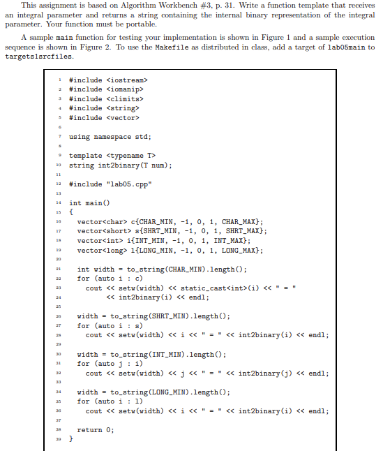 Solved This Assignment Is Based On Algorithm Workbench 3