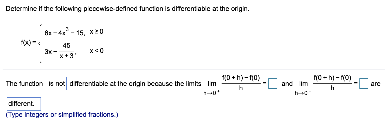 Solved Determine If The Following Piecewise Defined Function