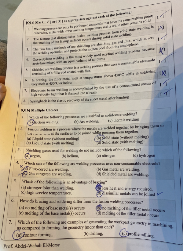 Solved i need only the answers without explaining sentence | Chegg.com