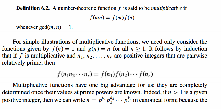 Solved Ql Let f be a multiplicative function. Explain the | Chegg.com