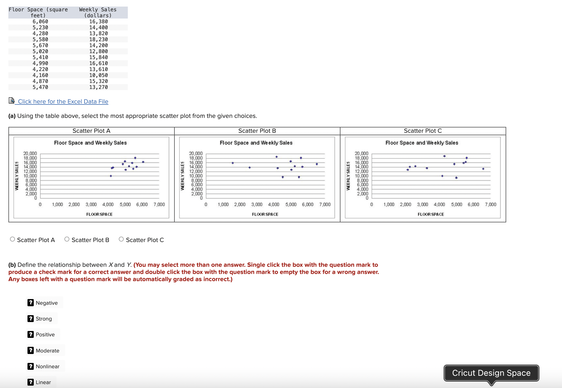 Solved Click here for the Excel Data File (a) Using the | Chegg.com