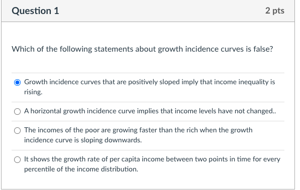 Solved Question 1 2 pts Which of the following statements | Chegg.com