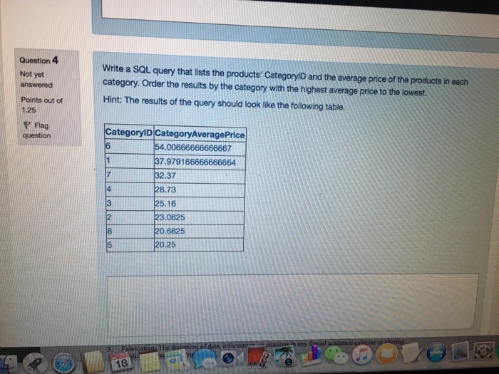 Answer saved Write a SQL query that lists the name of | Chegg.com