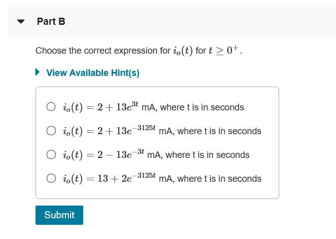 Solved Review |Constants Part A The switch in the circuit | Chegg.com