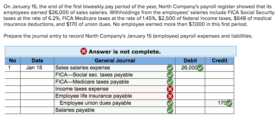 Solved On January 15 The End Of The First Biweekly Pay Chegg solved-on-january-15-the-end-of-the-first-biweekly-pay-chegg