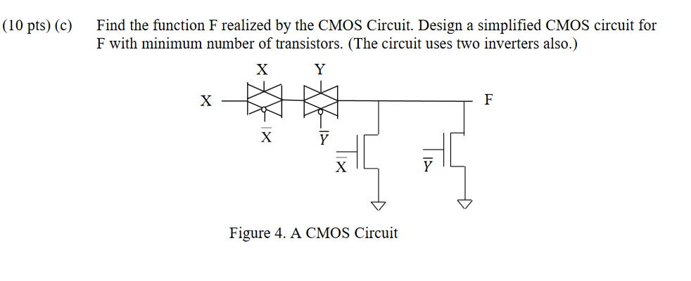 Solved (10 ﻿pts) (c) ﻿Find the function F realized by the | Chegg.com