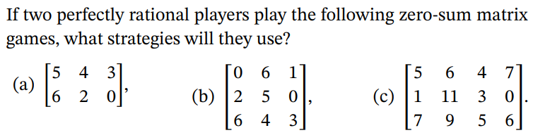 Solved If two perfectly rational players play the following | Chegg.com