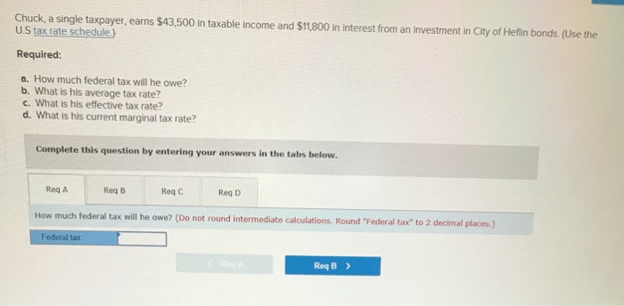 Solved Given the following tax structure, what minimum tax | Chegg.com