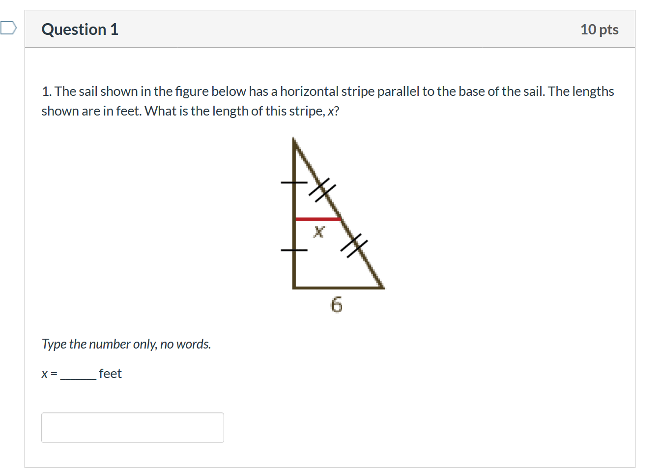 Solved 1. The sail shown in the figure below has a | Chegg.com