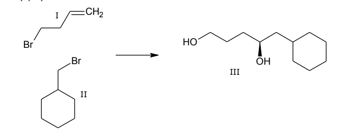 Solved I -CH2 Br HO Br OH III II 4. Using FTIR, H-NMR, and | Chegg.com