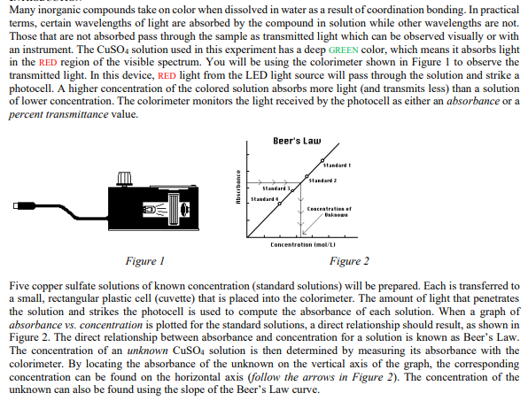 Solved Post-lab help! Please fill out the chart after the | Chegg.com