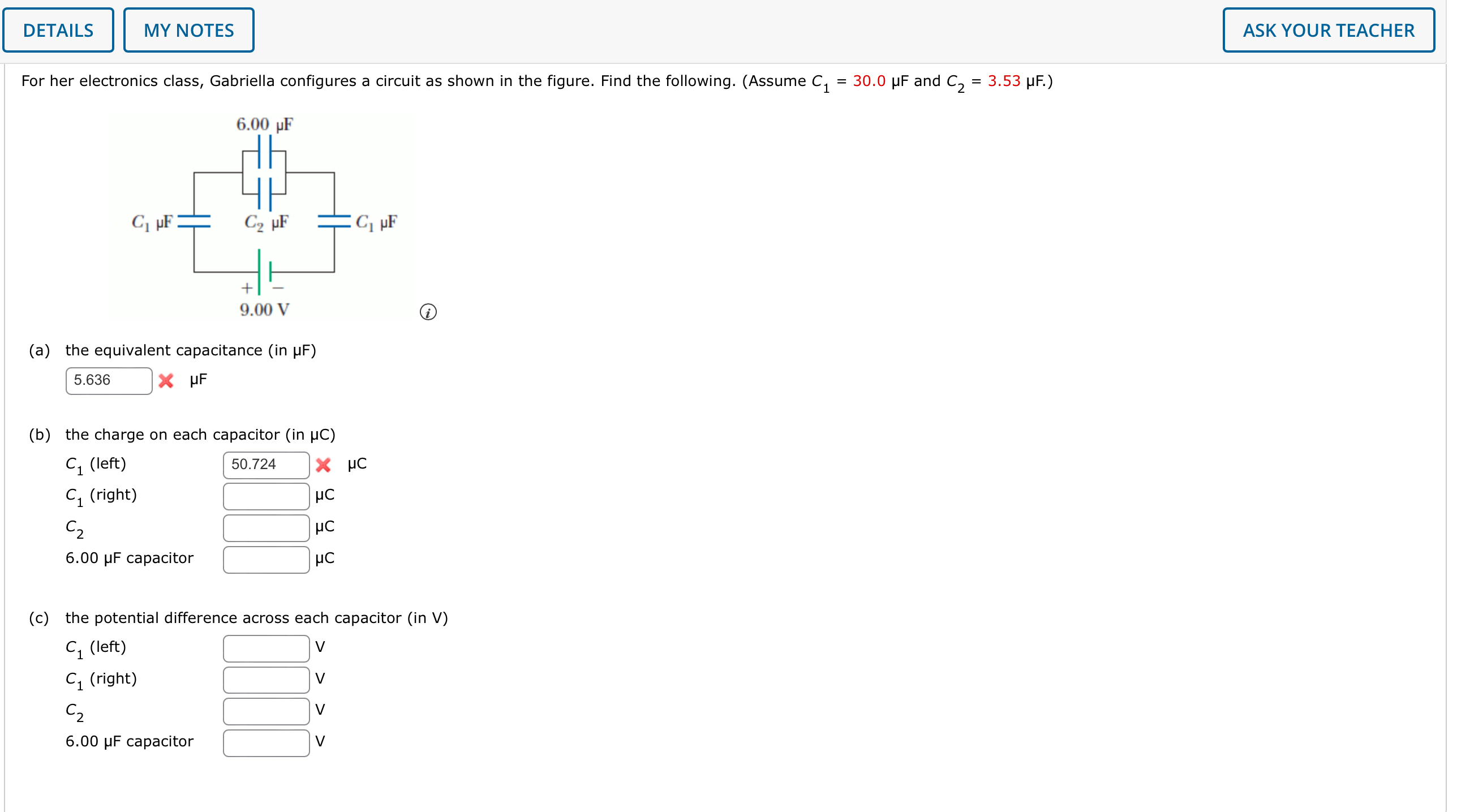 Solved For her electronics class, Gabriella configures a | Chegg.com