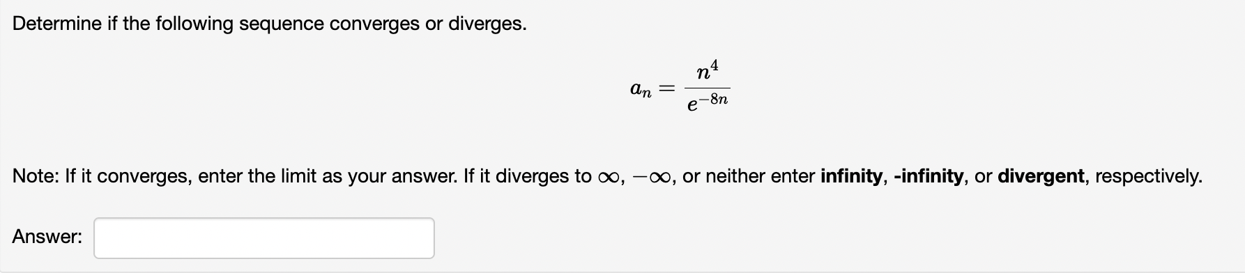 Solved Determine if the following sequence converges or | Chegg.com
