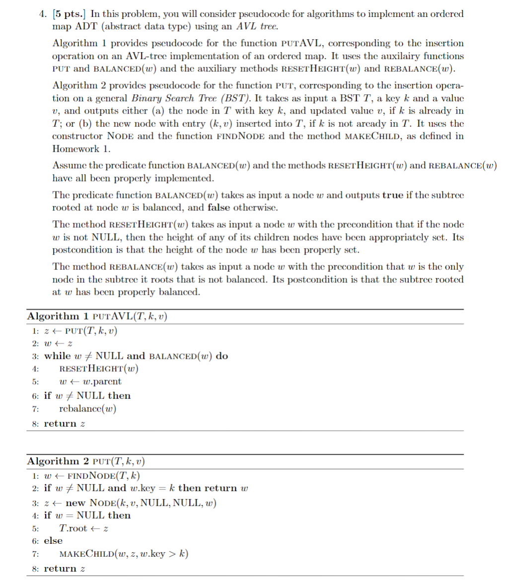 4. [5 pts.] In this problem, you will consider | Chegg.com