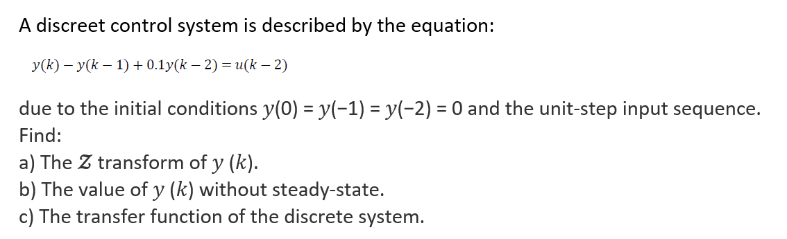 Solved From Analog And Digital Control System Design