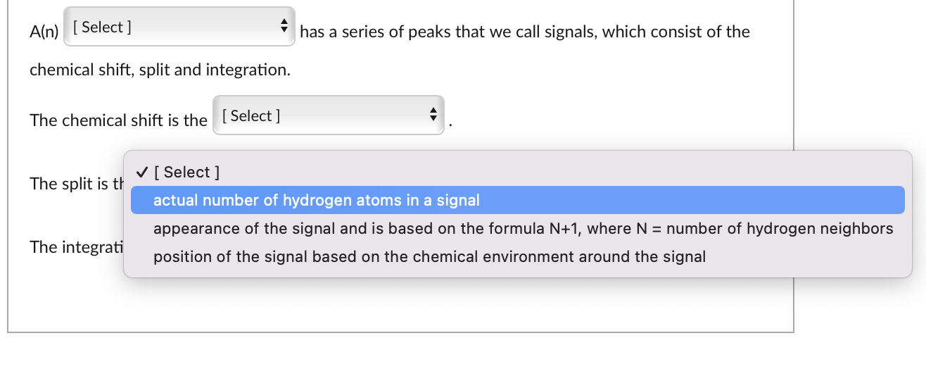 Solved A(n) has a series of peaks that we call signals, | Chegg.com