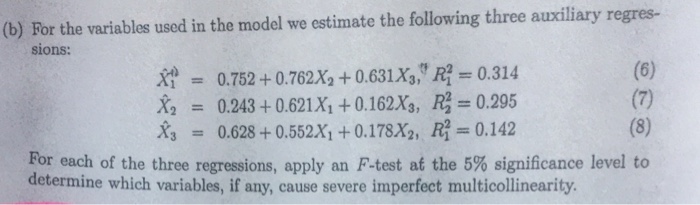 Solved Problem 3.4. estimated: The following linear | Chegg.com