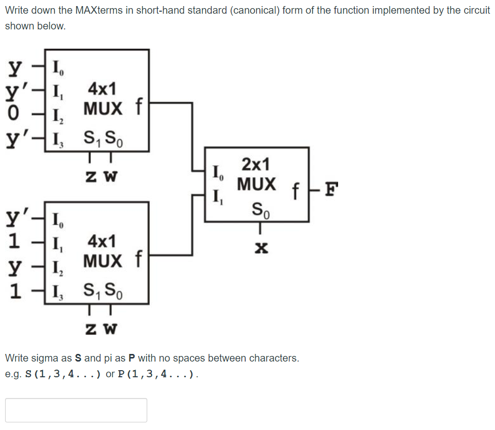 Solved Write down the MAXterms in short-hand standard | Chegg.com
