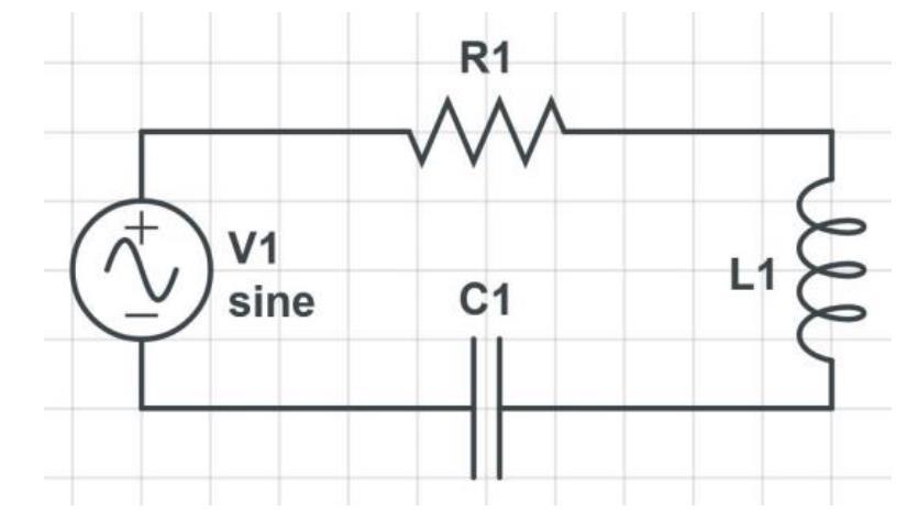 Solved A series RLC circuit with AC input | Chegg.com