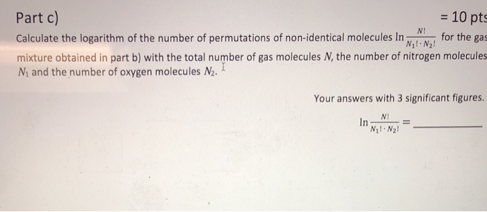 Solved Consider two separate containers: container 1 holds | Chegg.com