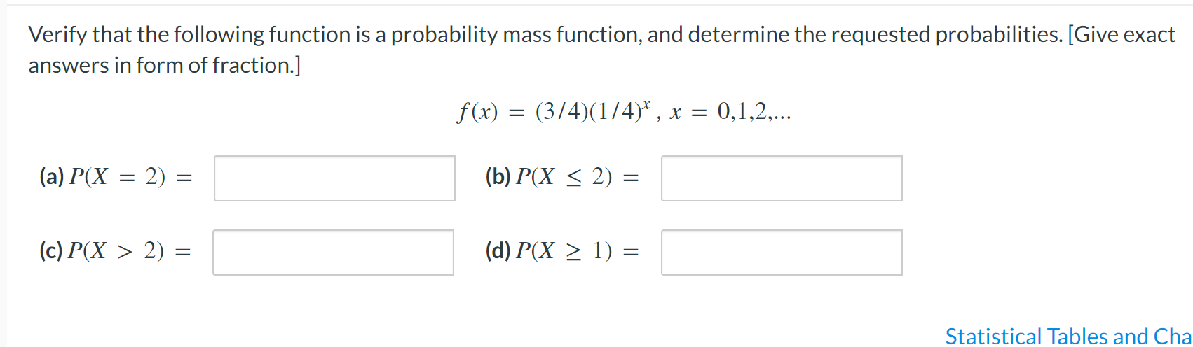 Solved Verify that the following function is a probability | Chegg.com