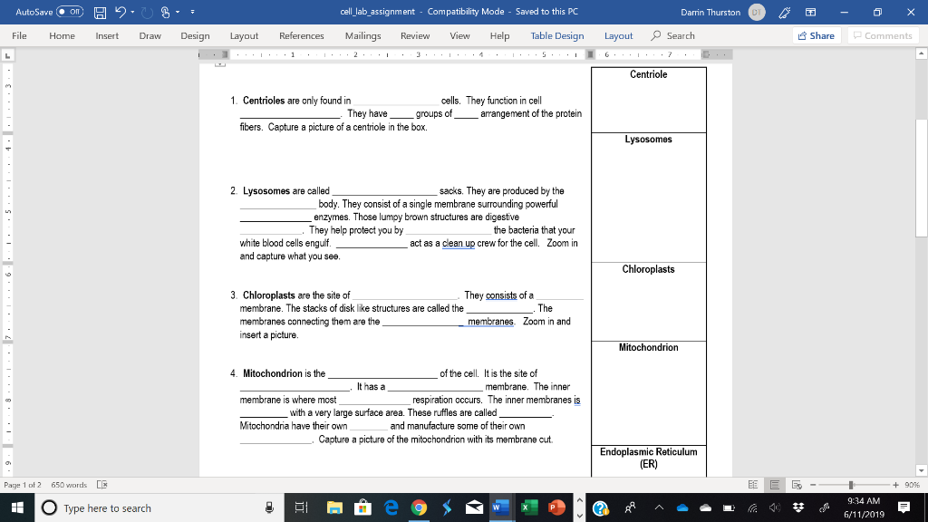 Solved cell lab_assignment Compatibility Mode Saved to this | Chegg.com