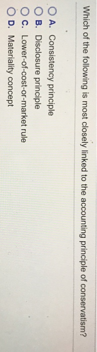 Solved Which of the following is most closely linked to the | Chegg.com