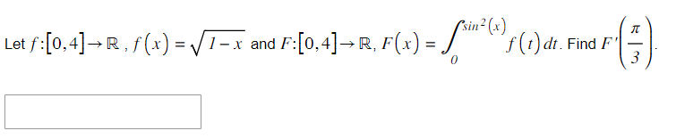 Solved Let f:[0,4]→R,f(x)=1−x and | Chegg.com