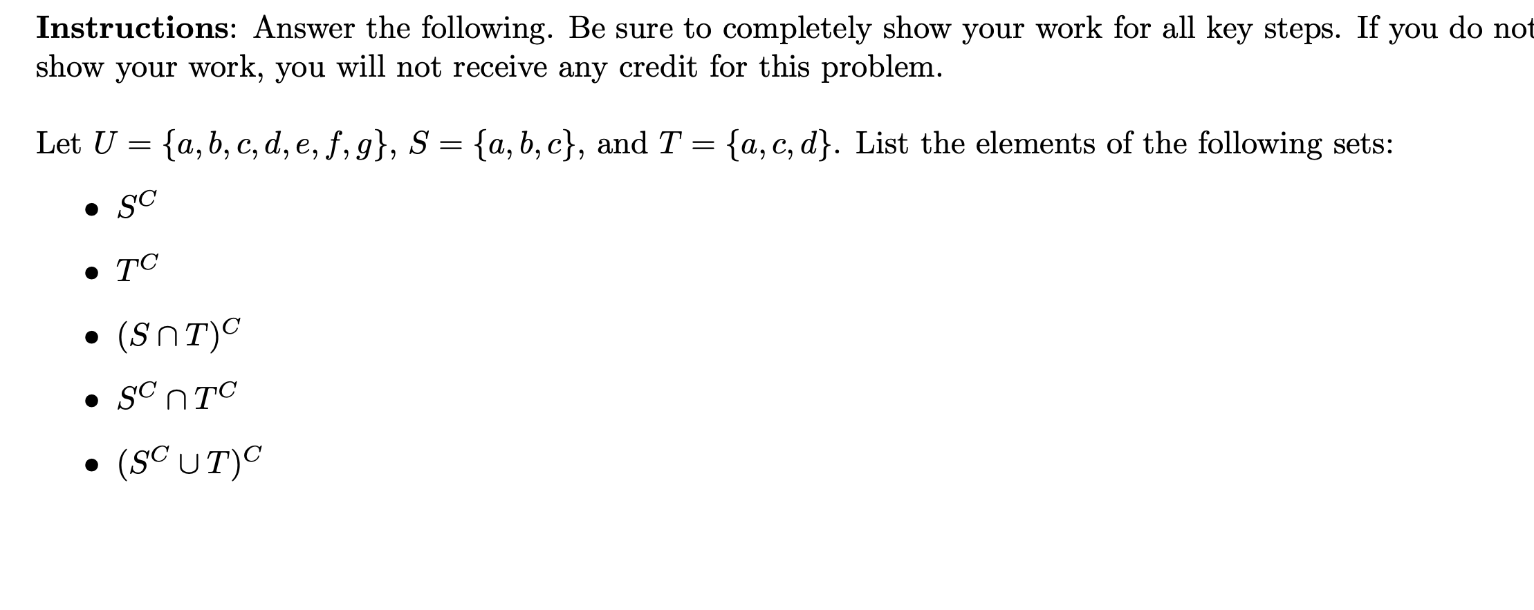 Solved Instructions: Answer the following. Be sure to | Chegg.com
