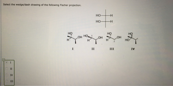 Solved Select the wedge/dash drawing of the following | Chegg.com